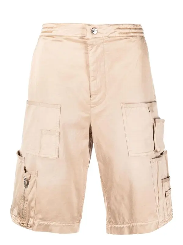 DIESEL® Straight-leg Cargo Shorts - Neutrals