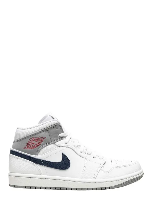 Nike Air Jordan 1 Mid Pi Paris Sneakers - White
