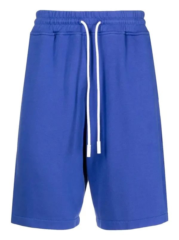 COUNTY OF MILAN Marcelo Burlon Drawstring-waist Shorts - Blue