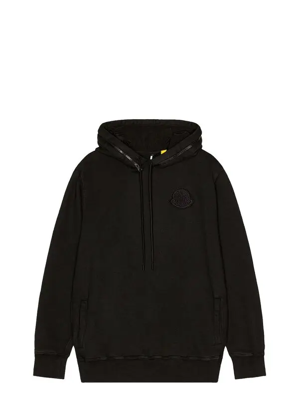 Moncler Hoodie Sweater - Black