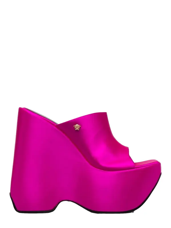 Versace 160mm Platform Wedge Heels - Pink