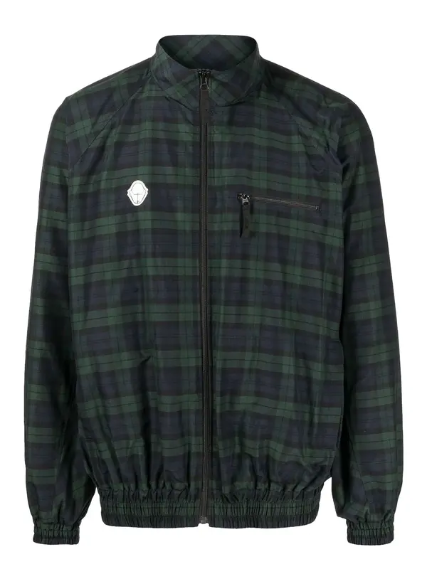 UNDERCOVERISM Check-pattern Bomber Jacket - Green