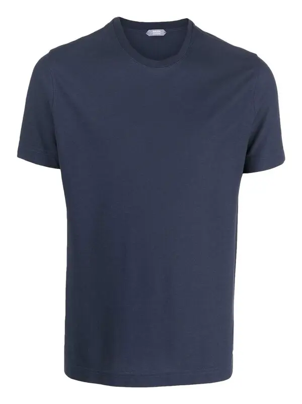 ZANONE Round-neck T-shirt - Blue