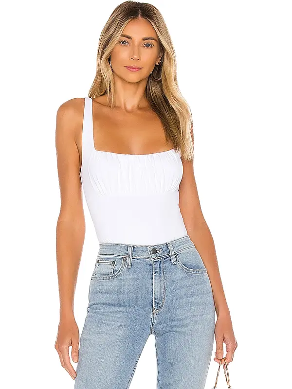 LOVERS AND FRIENDS Jessie Bodysuit - White