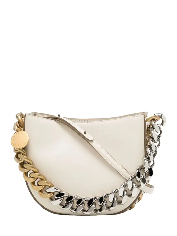 Stella McCartney Small Frayme Shoulder Bag - White