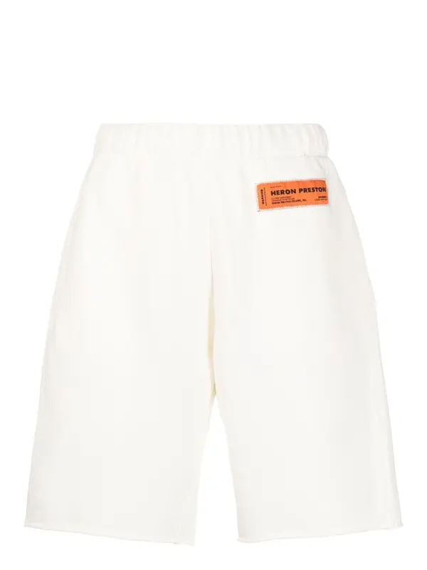 Heron Preston Elasticated Knee-length Shorts - Neutrals