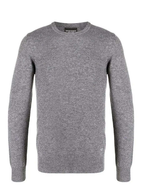 Emporio Armani Fine-knit Cashmere Jumper - Grey