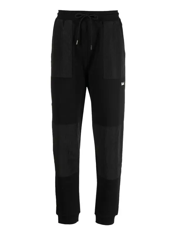 Woolrich Mixed Media Track Trousers - Black