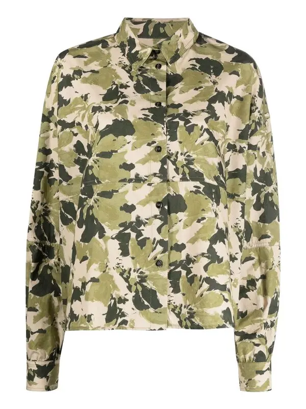 Woolrich Wilderness Camouflage-print Shirt - Green