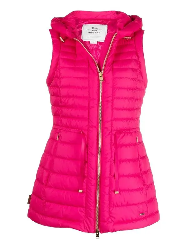Woolrich Hibiscus Padded Gilet - Pink