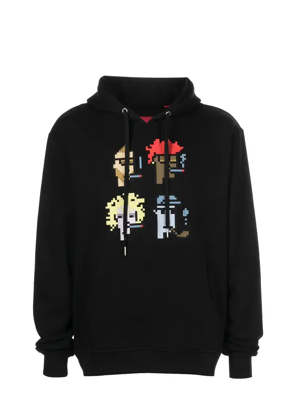 MOSTLY HEARD RARELY SEEN Graphic Print Hoodie - Black