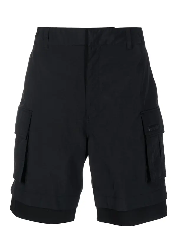 JUUN.J Cotton Cargo Shorts - Black