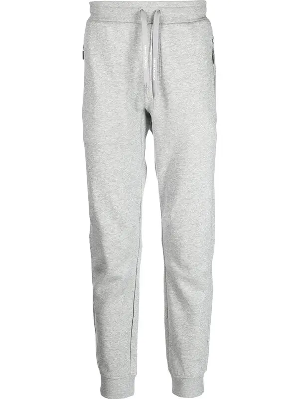 Armani Exchange Zip-pocket Tapered Track Pants - Grey