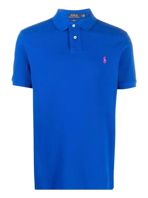 Polo Ralph Lauren Polo Pony Cotton Polo Shirt - Blue