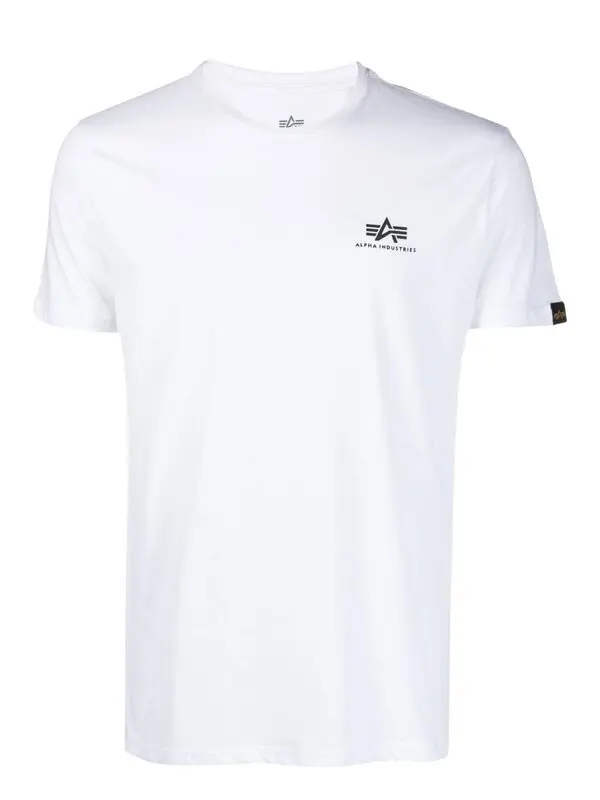 Alpha Industries Logo-print Cotton T-shirt - White