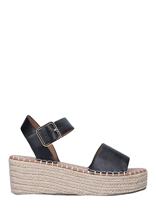 Kurt Geiger Pia Open-toe Wedge Sandals - Black