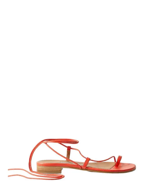 EMME PARSONS Susan Leather Sandals - Red