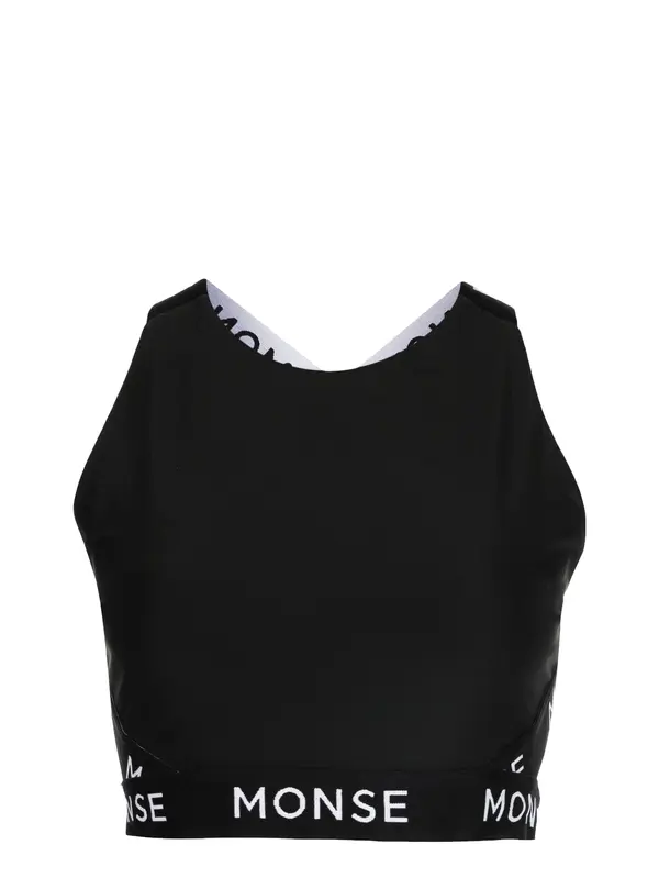 Monse Logo-print Performance Top - Black