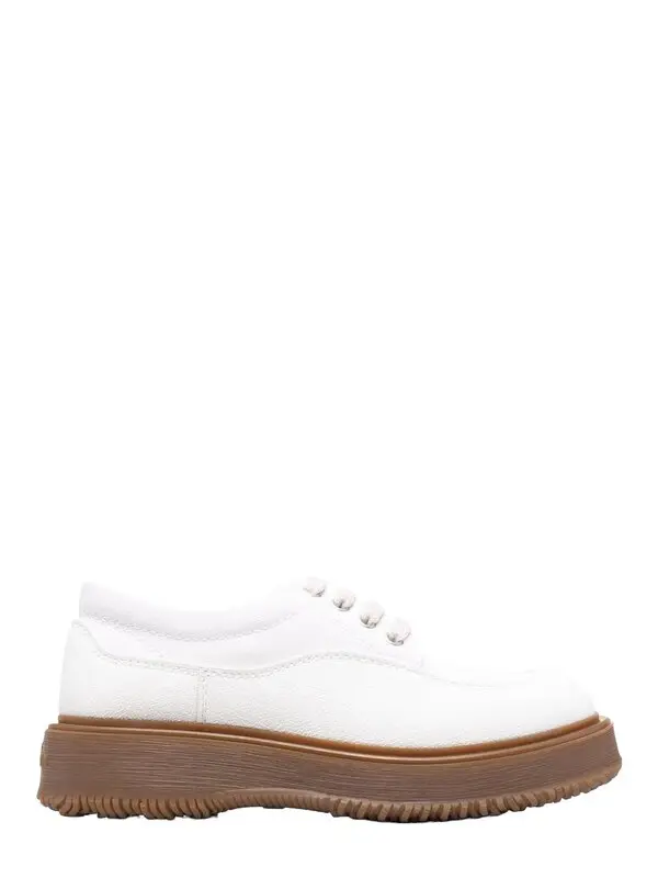 Hogan Brogues With Chunky Rubber Sole - White