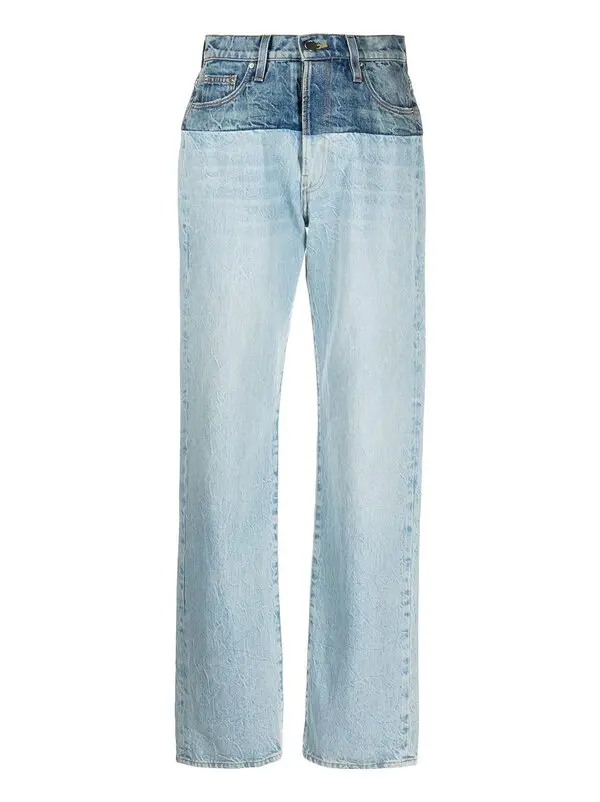 Amiri High-rise Straight-leg Jeans - Blue
