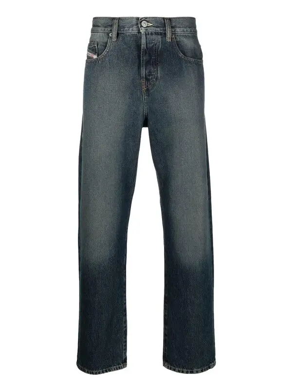 DIESEL® 2020 D-viker Straight Leg Jeans - Blue