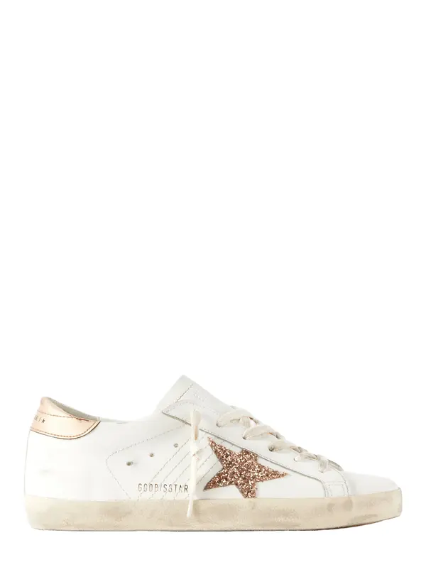 GOLDEN GOOSE Super-star Leather Sneakers - White
