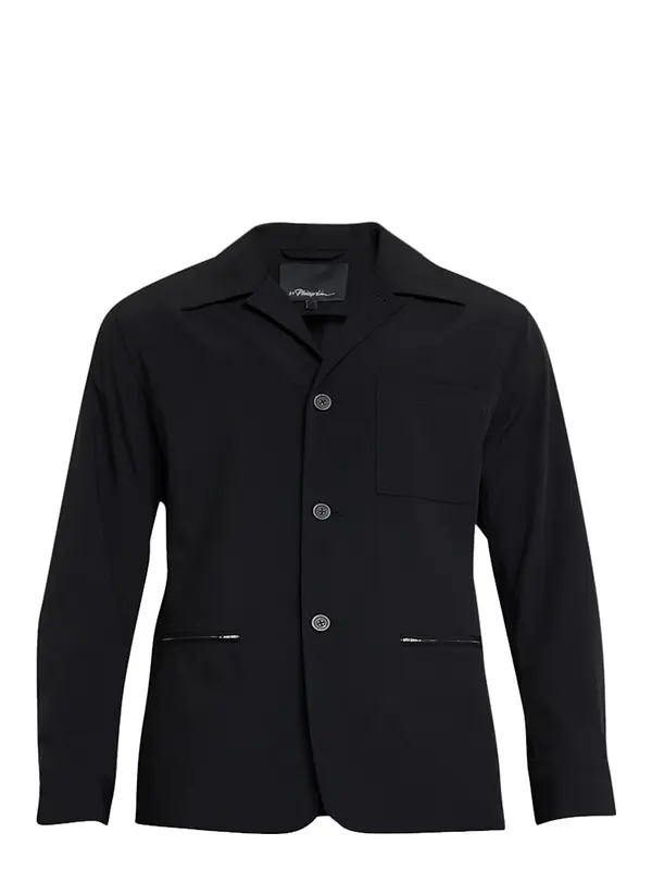 3.1 Phillip Lim Zip-pocket Work Jacket - Black