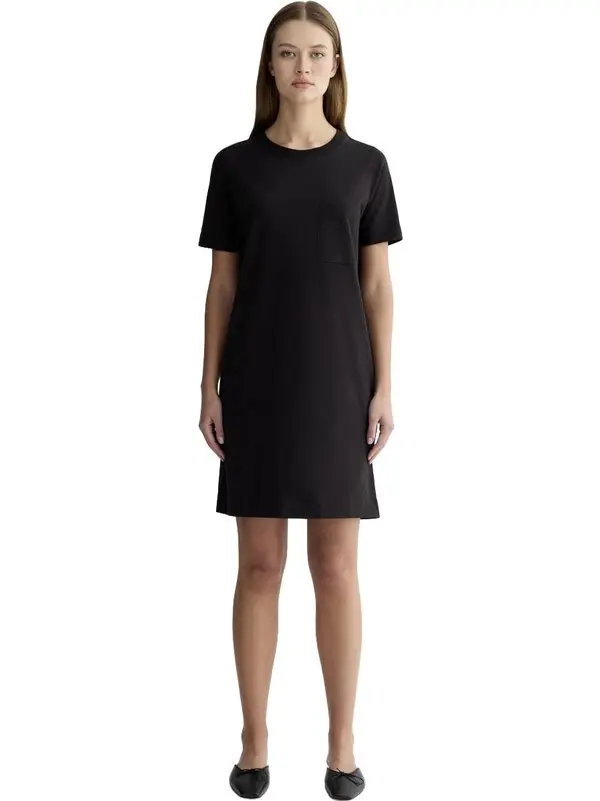 Everlane Organic Cotton T-shirt Dress - Black