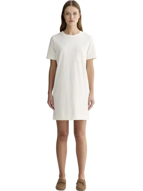 Everlane Organic Cotton Weekend T-shirt Dress - Canvas