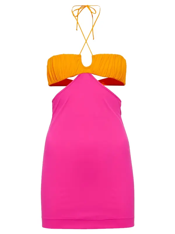 NENSI DOJAKA Cutout Mini Dress - Pink