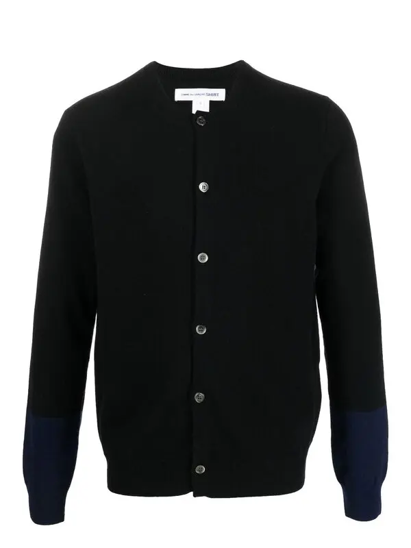 Comme Des Garçons Forever Half-sleeve Cardigan - Black