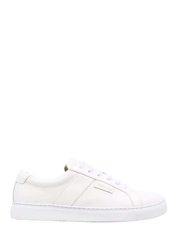 BILLIONAIRE Leather Low-top Sneakers - White