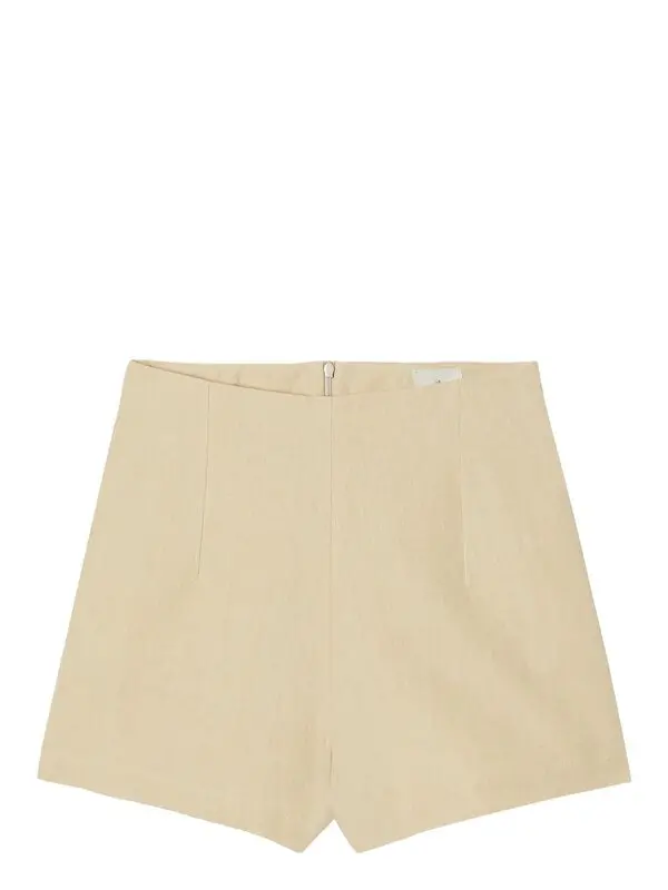 Le Kasha Net Sustain Ezbet Organic Linen Shorts - Neutrals