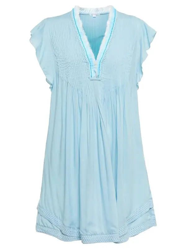 Poupette St Barth Sasha Minidress - Blue