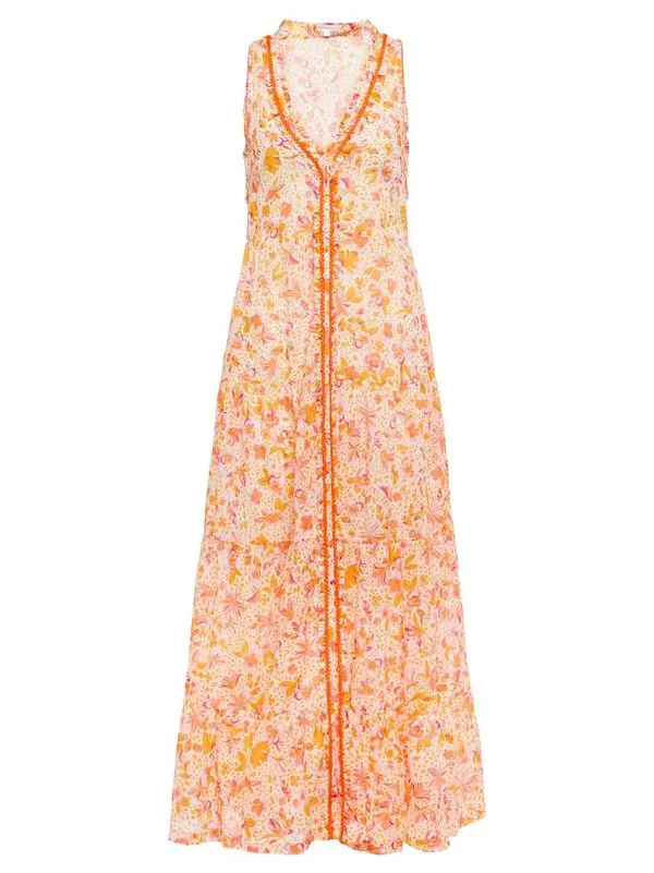 Poupette St Barth Nana Floral Maxi Dress - Multicoloured