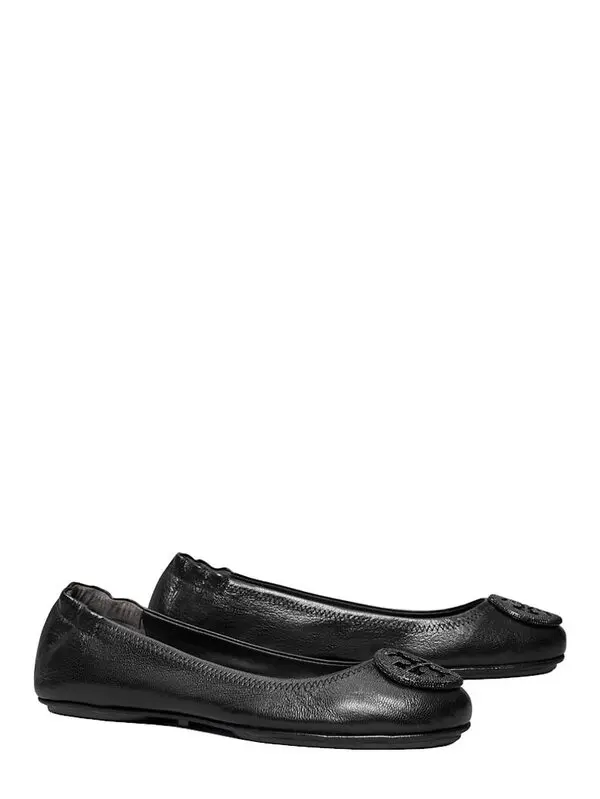 Tory Burch Minnie Travel Ballet Flats - Perfect Black