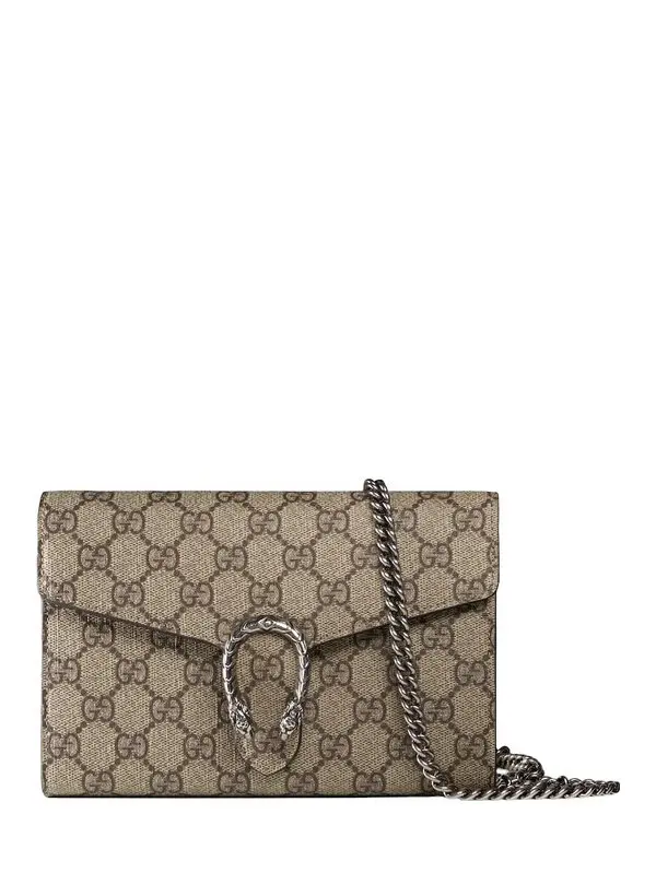 Gucci Dionysus Wallet On Chain - Beige