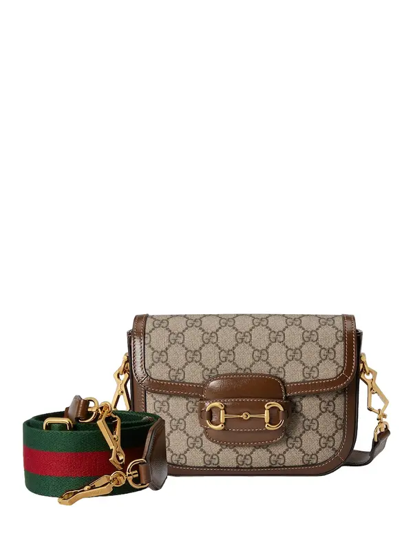 Gucci Horsebit 1955 Mini Shoulder Bag - Beige
