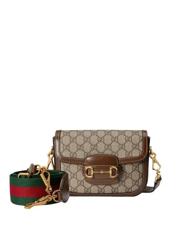 Gucci Horsebit 1955 Mini Shoulder Bag - Beige