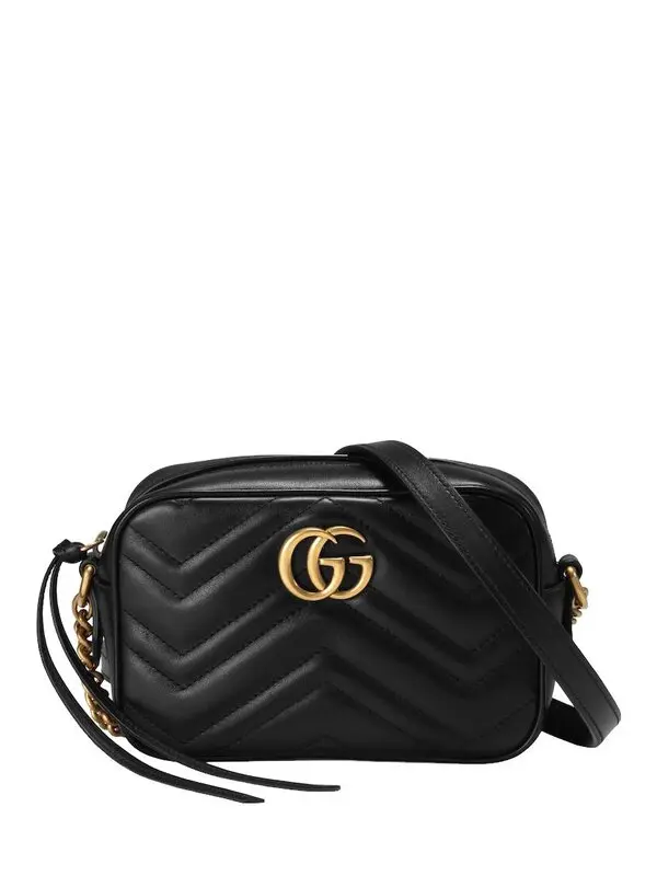 Gucci Gg Marmont Mini Camera Bag - Black