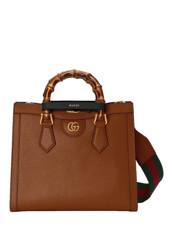 Gucci The Diana Small Tote Bag - Brown