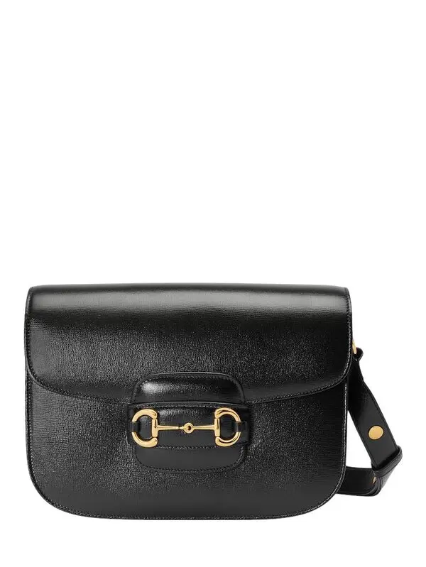 Gucci Horsebit 1955 Medium Shoulder Bag - Black