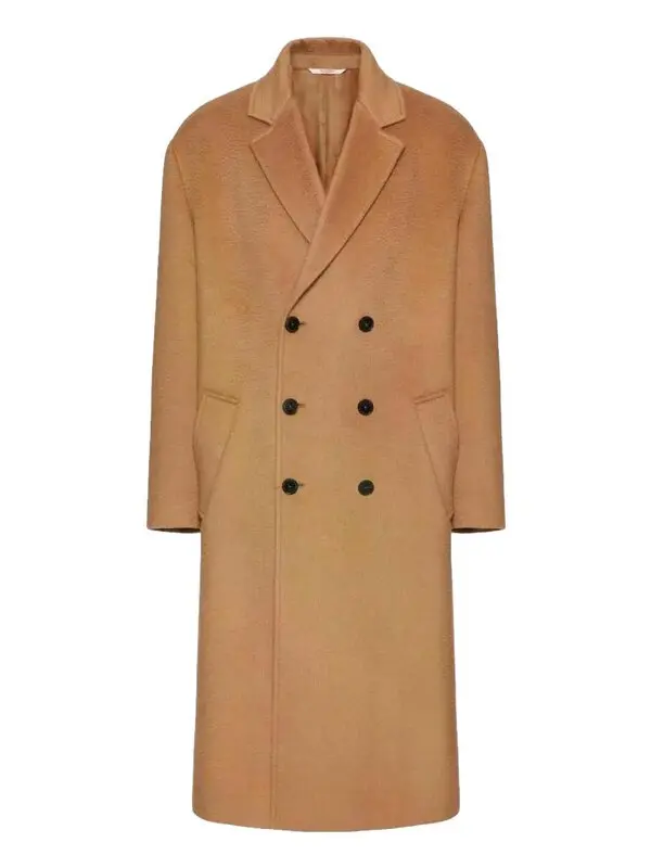 Valentino Garavani Double-breasted Wool Coat - Neutrals