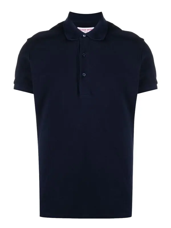 Orlebar Brown Whiteside Piqué Polo Shirt - Blue