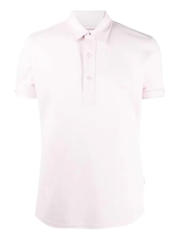 Orlebar Brown Sebastian Piqué Polo Shirt - Pink