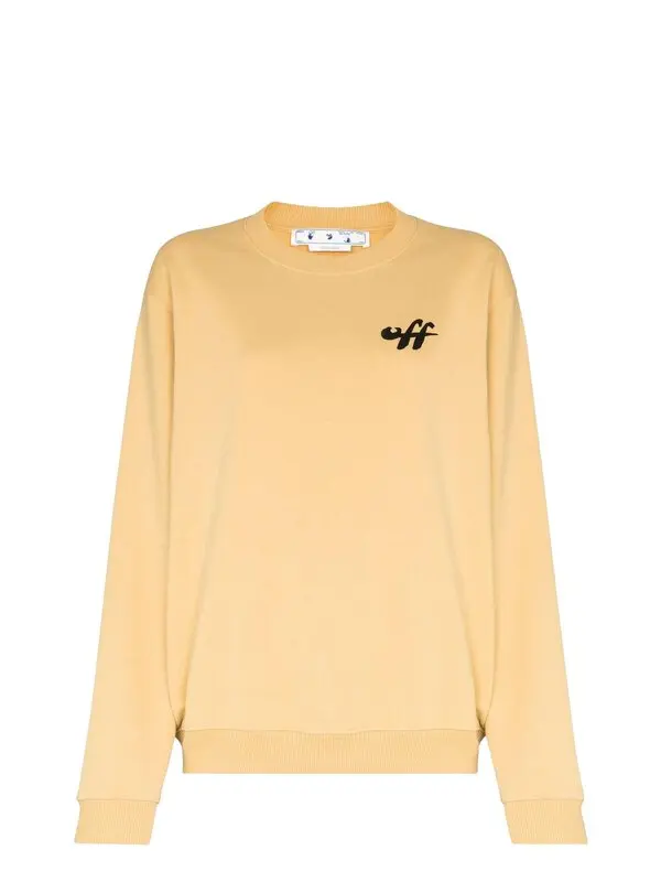 Off-White Arrows-print Sweatshirt - Neutrals