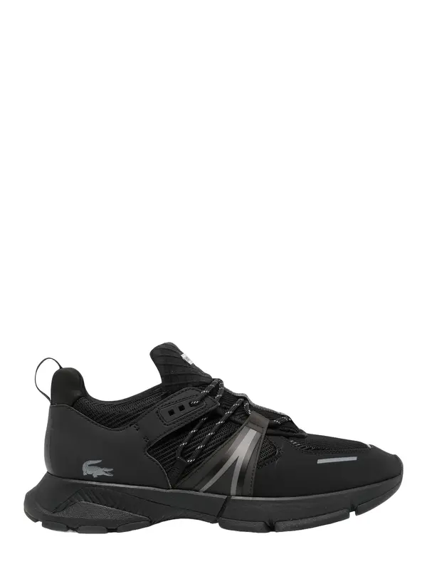 Lacoste Panelled Lace-up Fastening Sneakers - Black