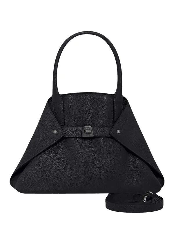 Akris Ai Little Cervo Calf Top-handle Bag - Black