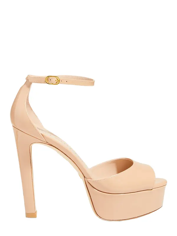 STUART WEITZMAN Platform Sandal - Adobe