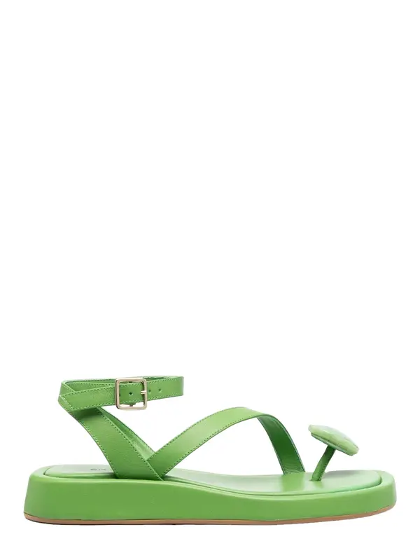 GIABORGHINI Buckle-fastening Sandals - Green